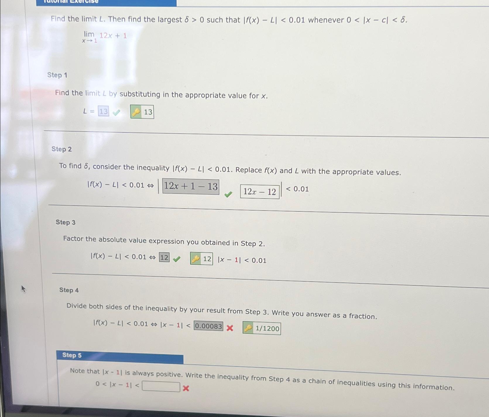 Solved Find the limit L. ﻿Then find the largest δ>0 ﻿such | Chegg.com