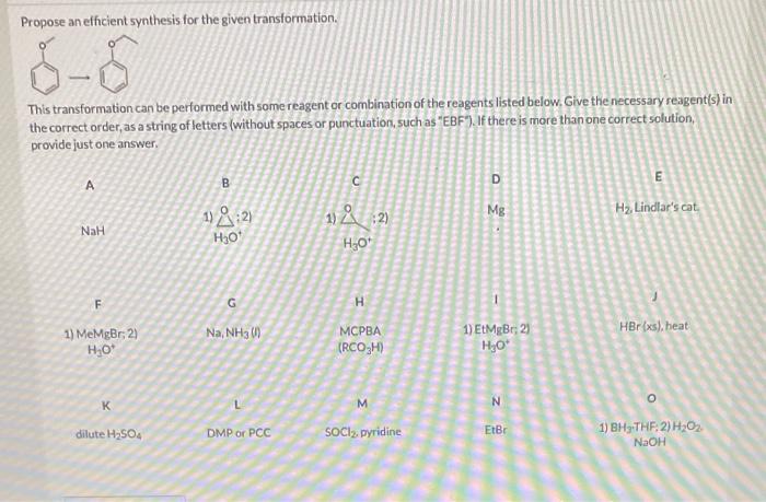 Solved Propose an efficient synthesis for the given | Chegg.com