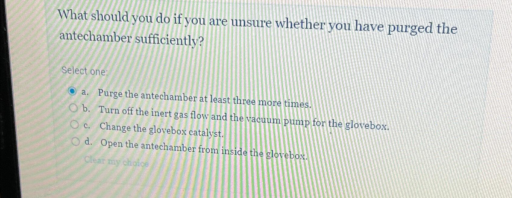 Solved What should you do if you are unsure whether you have | Chegg.com
