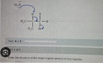 Solved Part: 02Marc 1 ﻿of 2Draw the structure of the major | Chegg.com