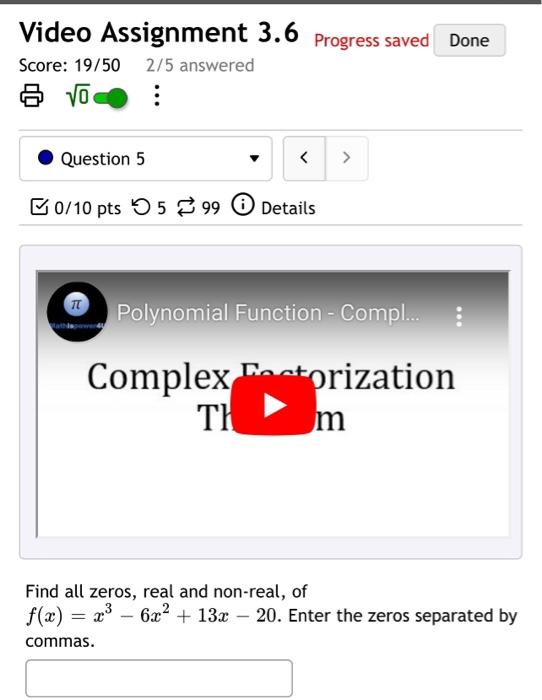 Solved Find all zeros, real and non-real, of | Chegg.com
