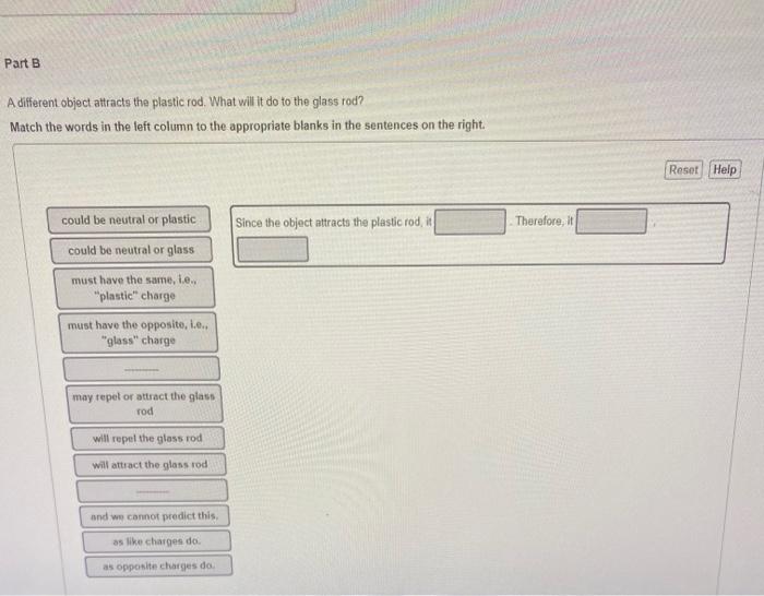 Solved An object repels the plastic rod. What will it do to | Chegg.com