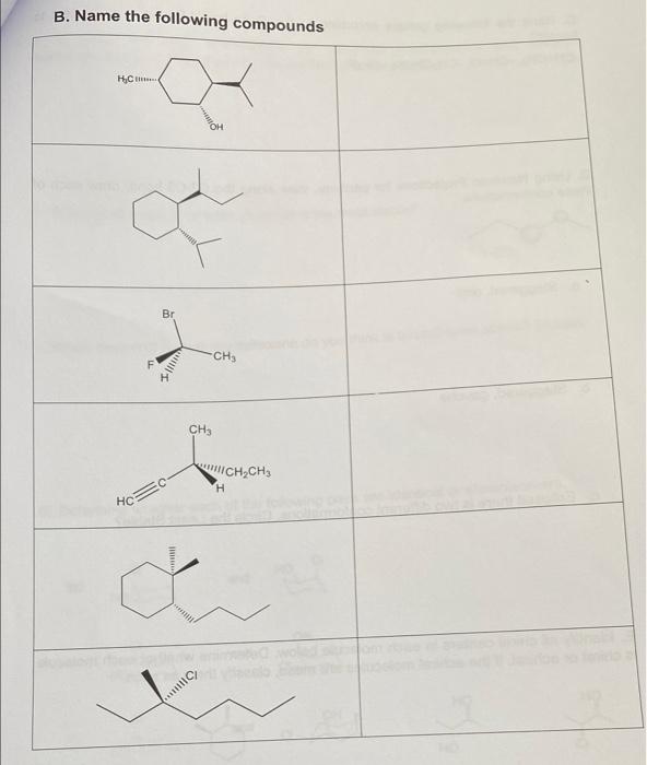 Solved A. Determine the absolute configuration of the | Chegg.com