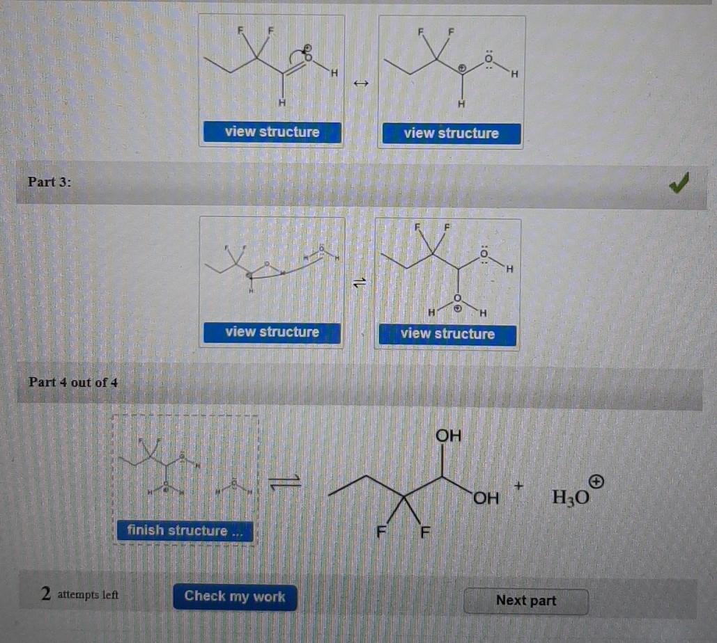 Solved kayo H view structure view structure Part 3: w view | Chegg.com
