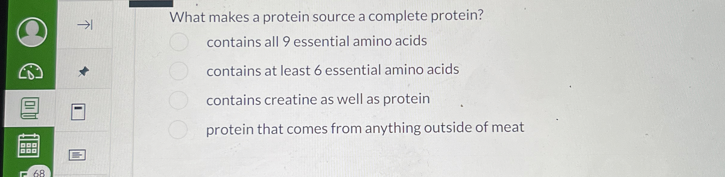 Solved What makes a protein source a complete | Chegg.com