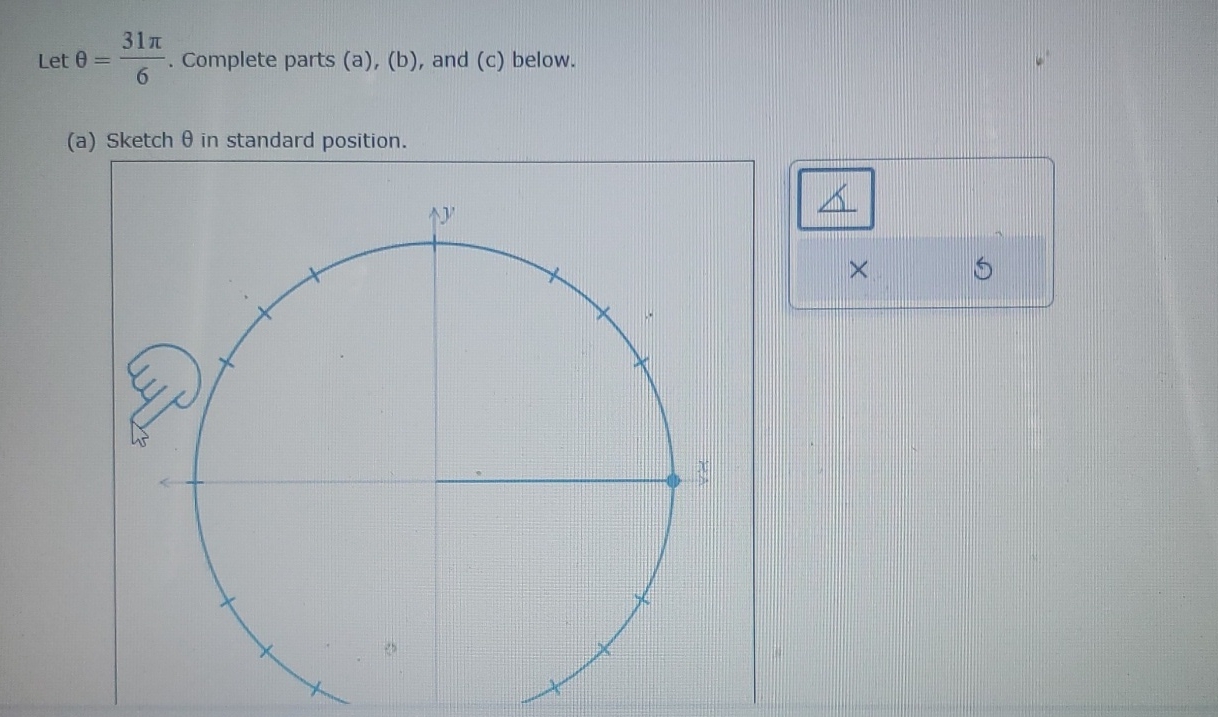 Solved Let θ=31π6. ﻿Complete parts (a), (b), ﻿and (c) | Chegg.com
