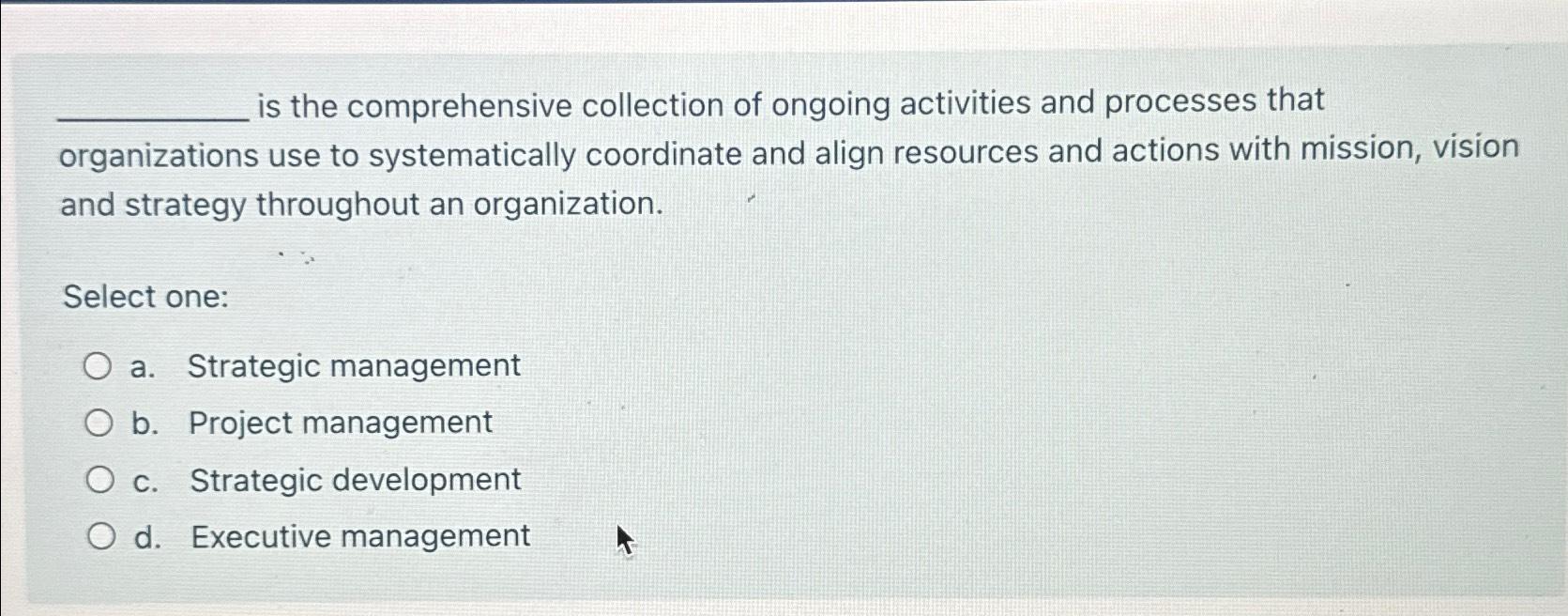 Solved is the comprehensive collection of ongoing activities | Chegg.com