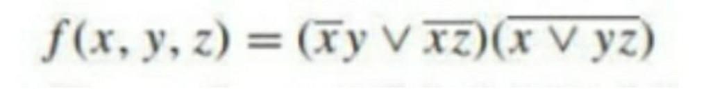 Solved Find the conjunctive normal form and the product of | Chegg.com