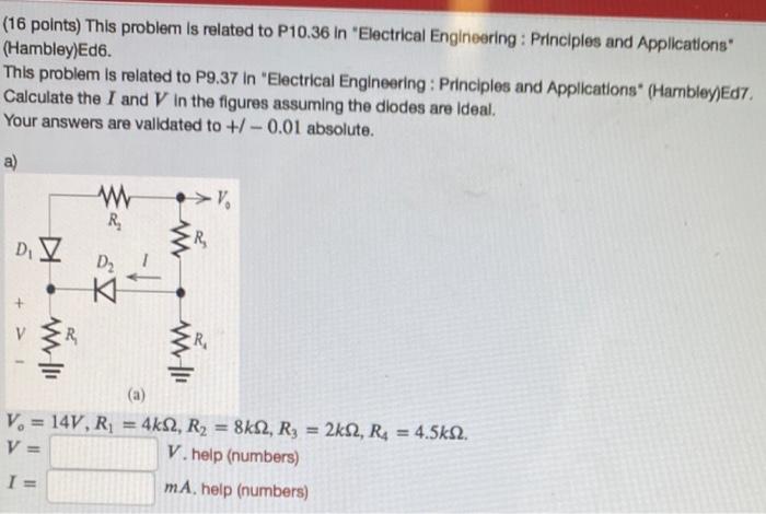 Solved (16 points) This problem is related to P10.36 in | Chegg.com