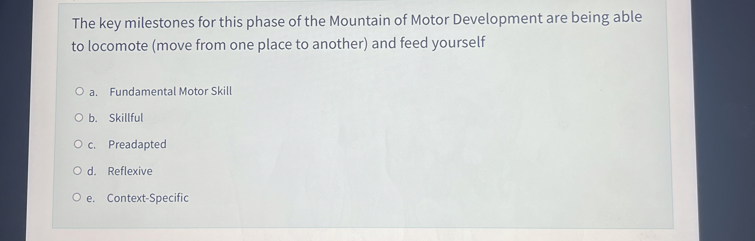 Solved The key milestones for this phase of the Mountain of | Chegg.com