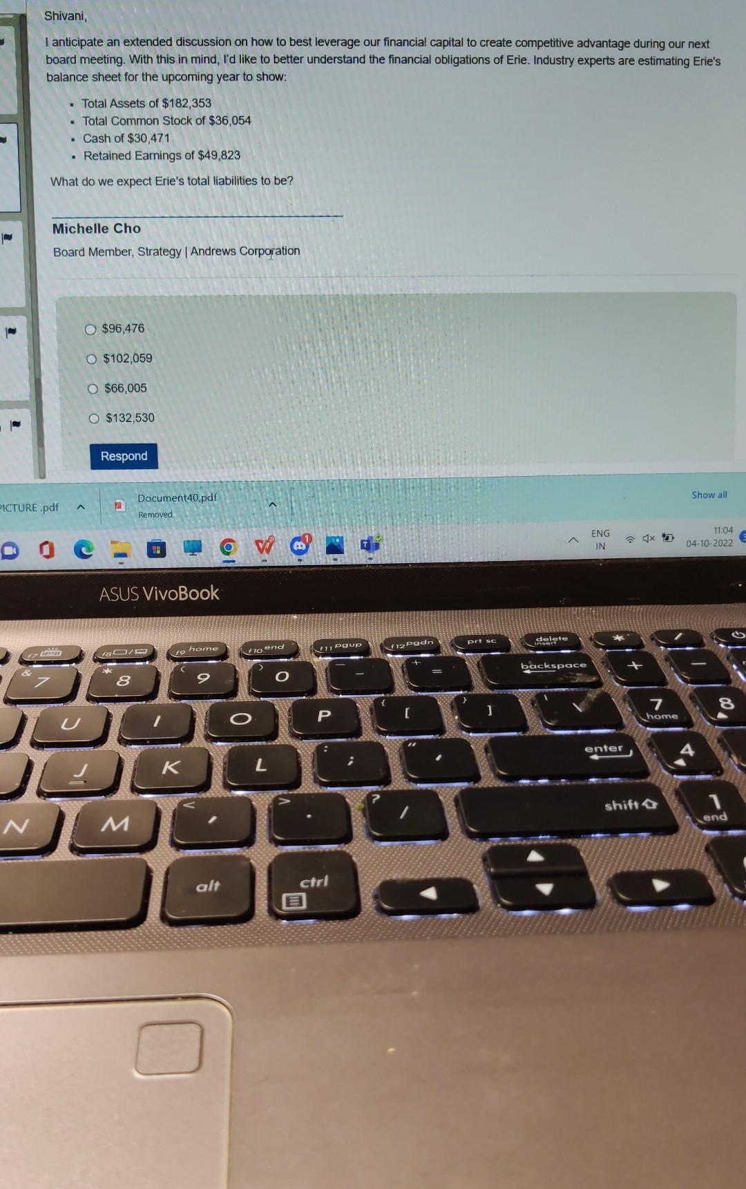 Solved Shivani, I anticipate an extended discussion on how | Chegg.com