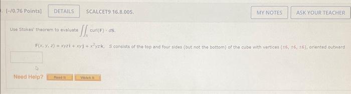 Solved Use Stokes'. theorem to evaluate ∬scur(F)⋅ os: | Chegg.com