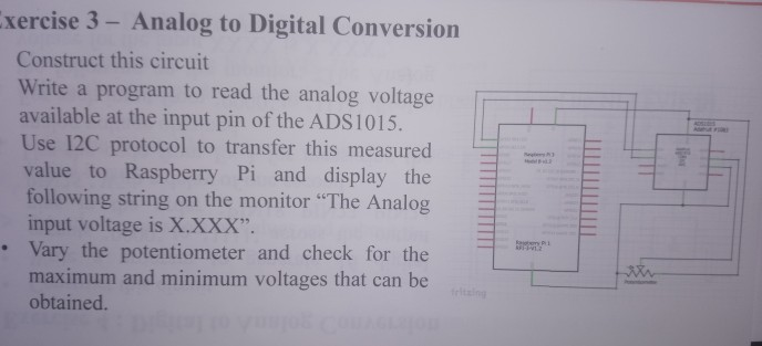 Exercise 3 – Analog to Digital Conversion Construct | Chegg.com