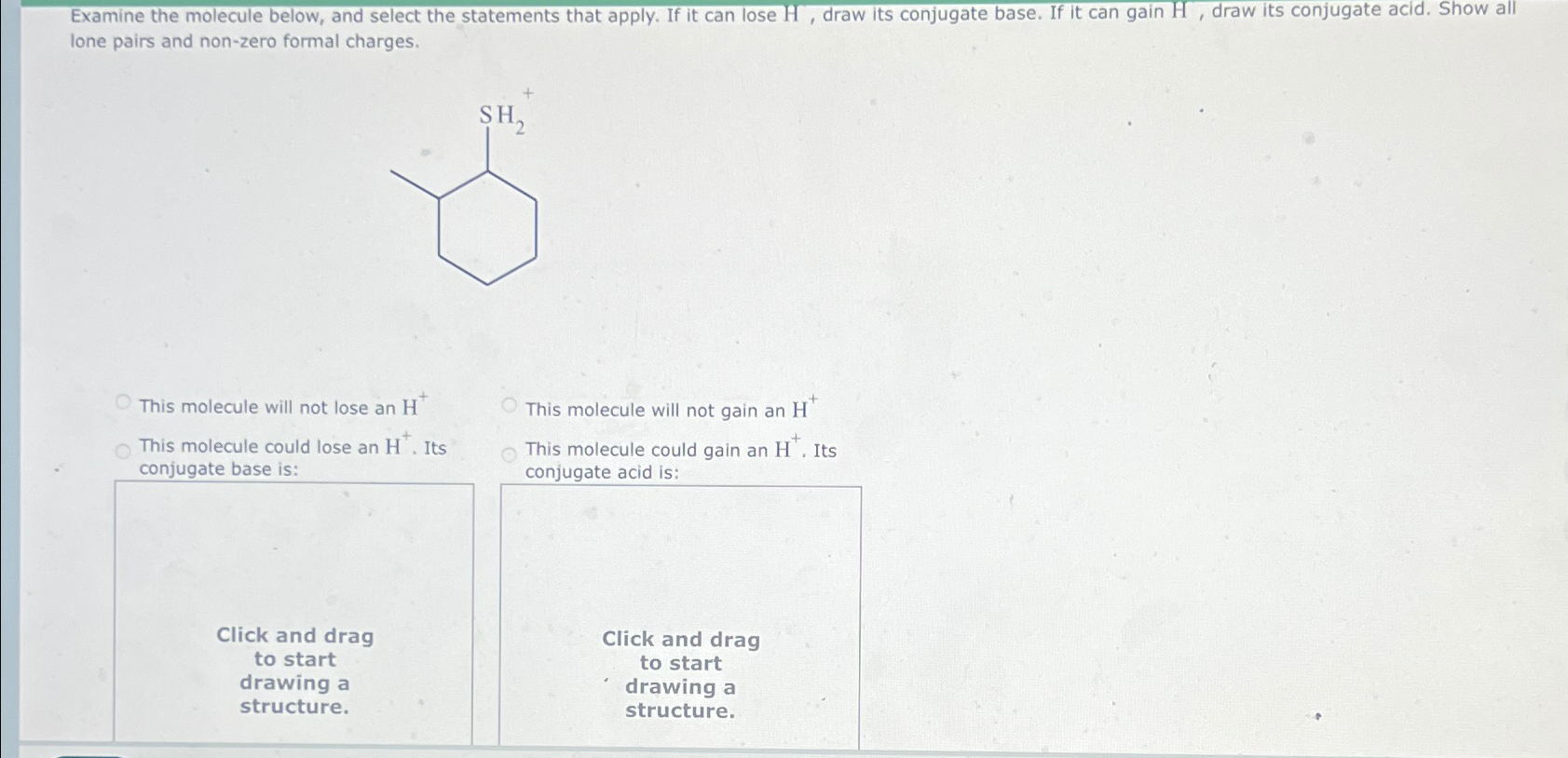 Solved Examine the molecule below, and select the statements | Chegg.com