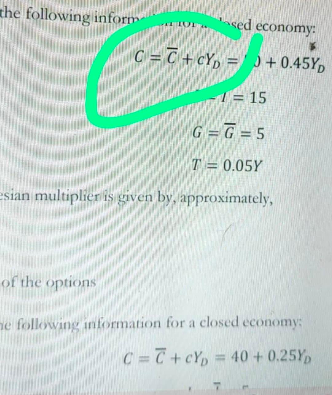 Solved the following inform | Chegg.com