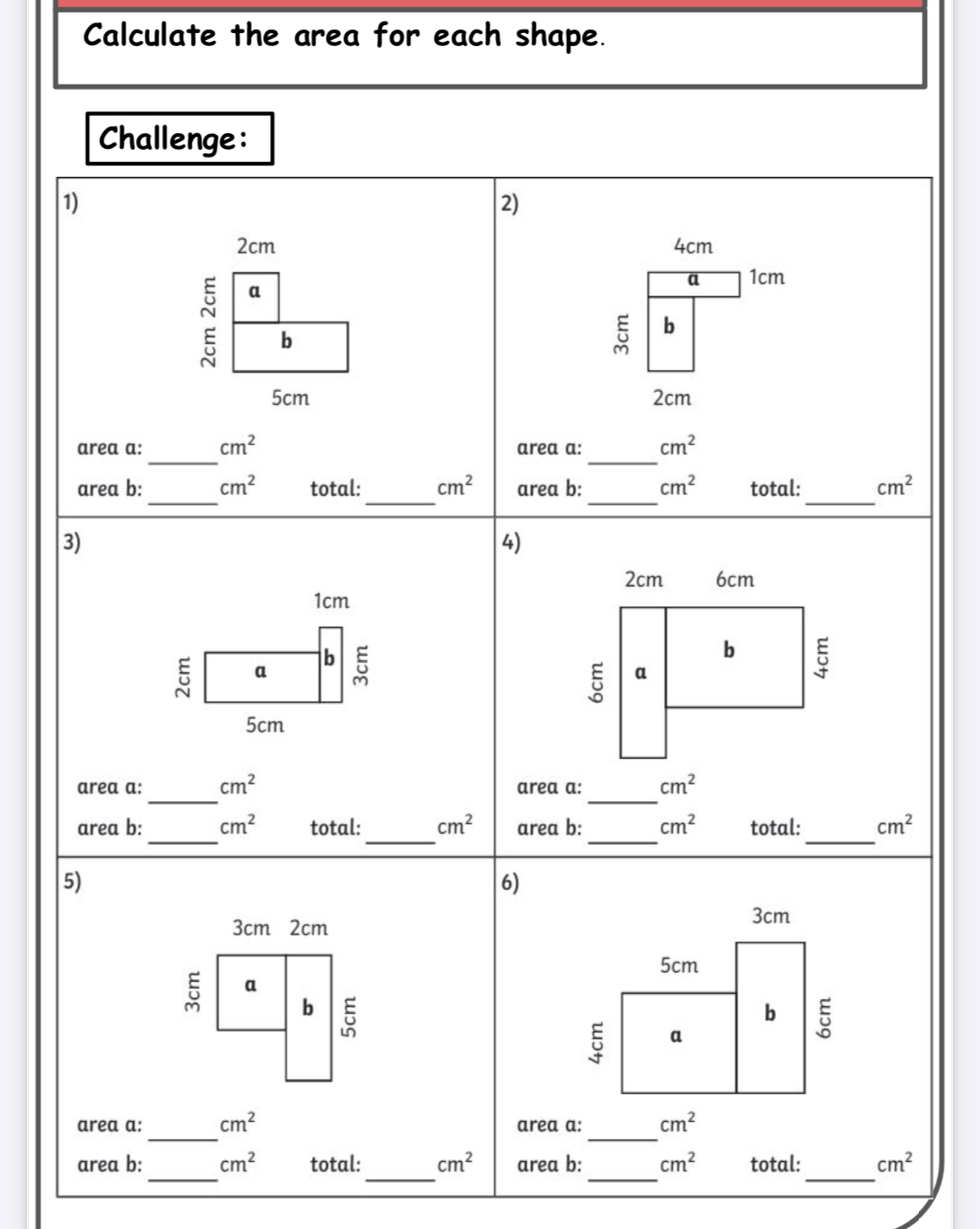 Solved Calculate the perimeter and area for each | Chegg.com