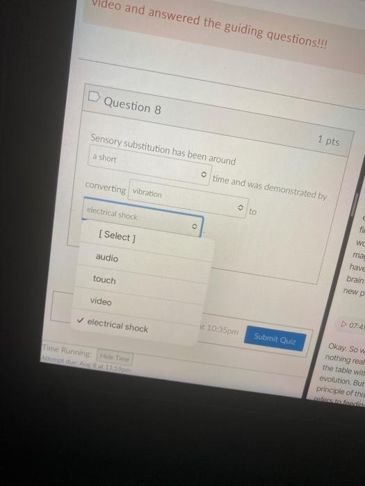 Solved video and answered the guiding questions!!! D 06:37 | Chegg.com