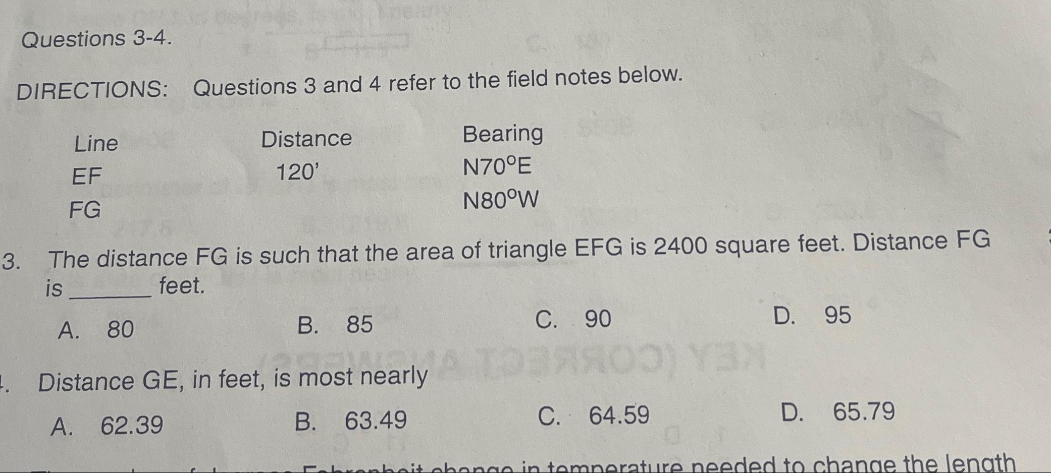 Solved Questions 3-4.DIRECTIONS: Questions 3 and 4 refer | Chegg.com Solved Questions 3-4.DIRECTIONS: Questions 3 and 4 refer | Chegg.com