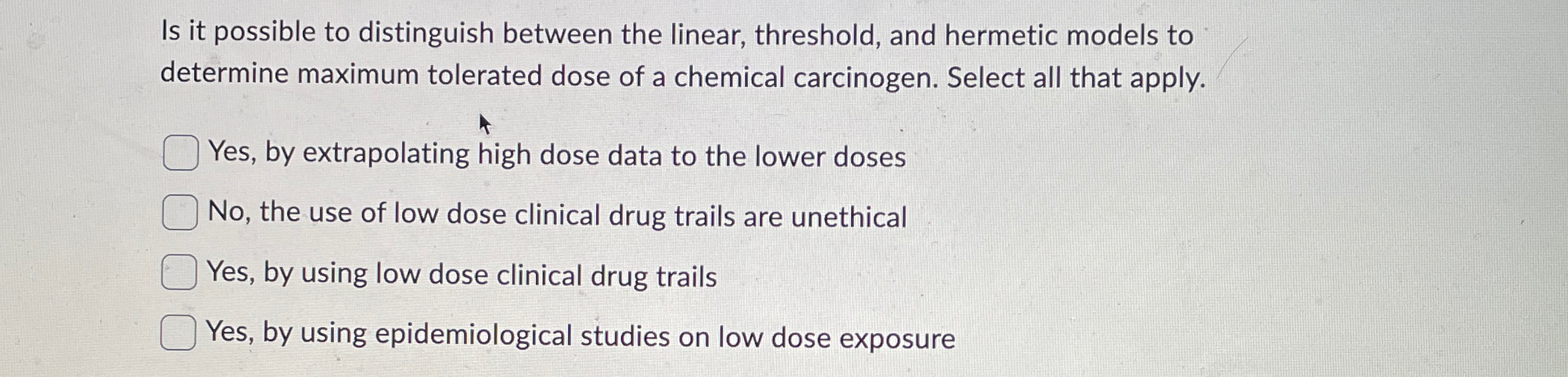 Solved Is it possible to distinguish between the linear, | Chegg.com