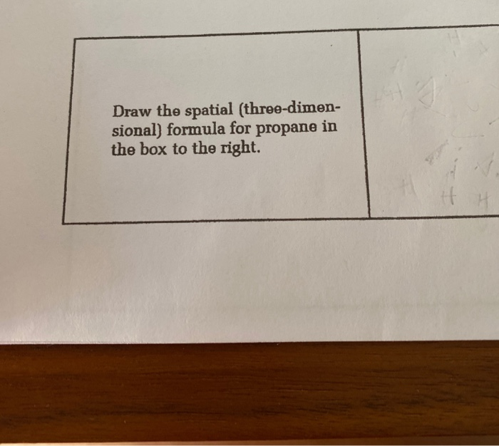 Solved Draw the spatial (three-dimen- sional) formula for | Chegg.com