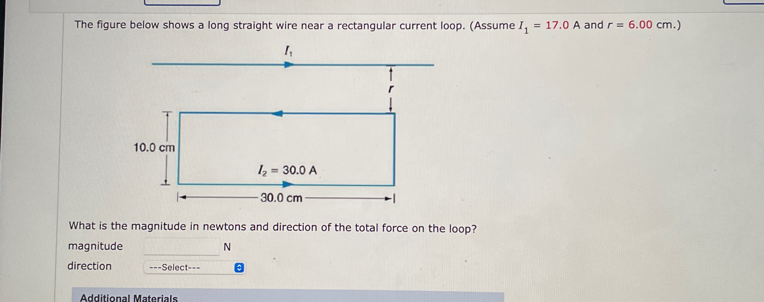 Solved The figure below shows a long straight wire near a | Chegg.com