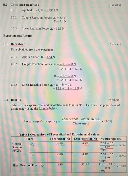 Solved I Want To Know The Answer On Part B1 And All 