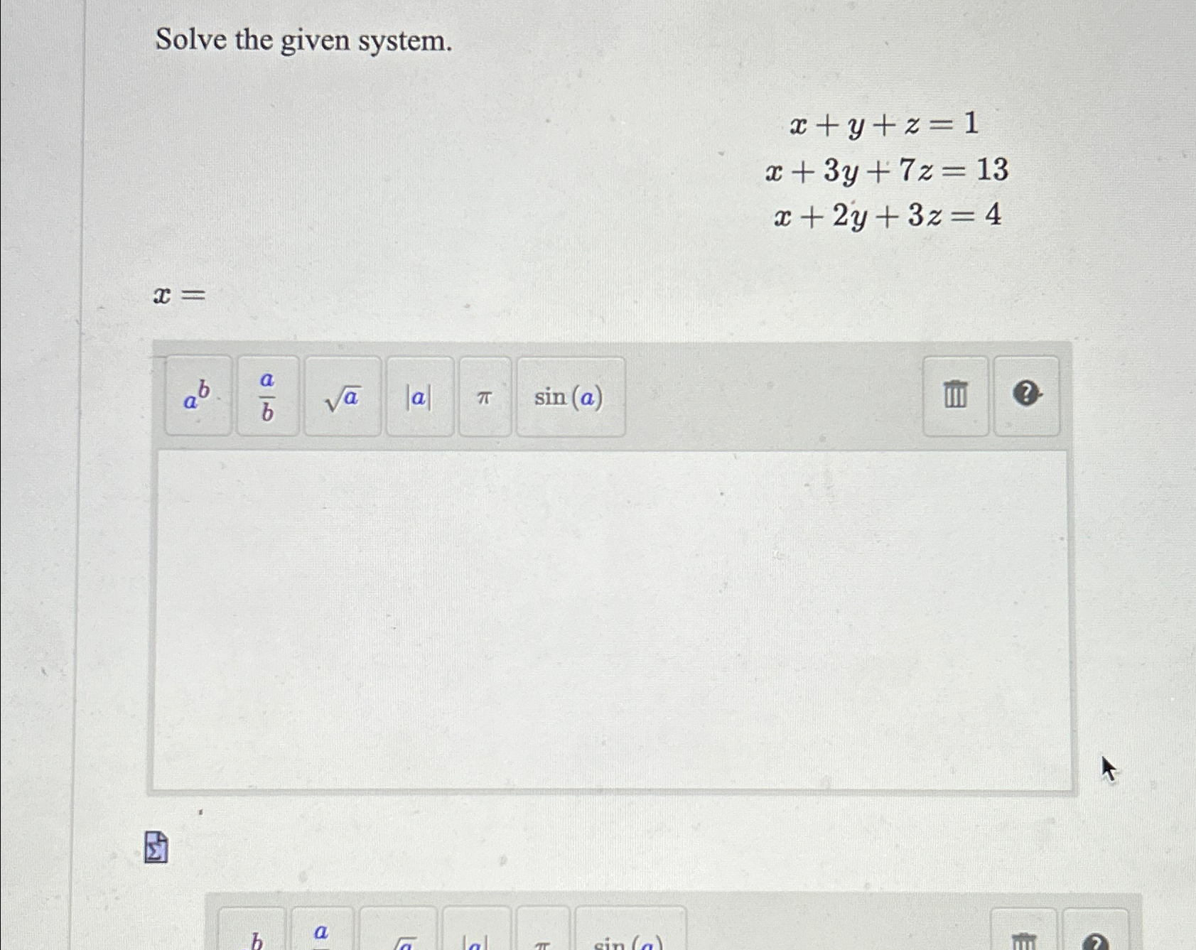 Solved Solve the given | Chegg.com