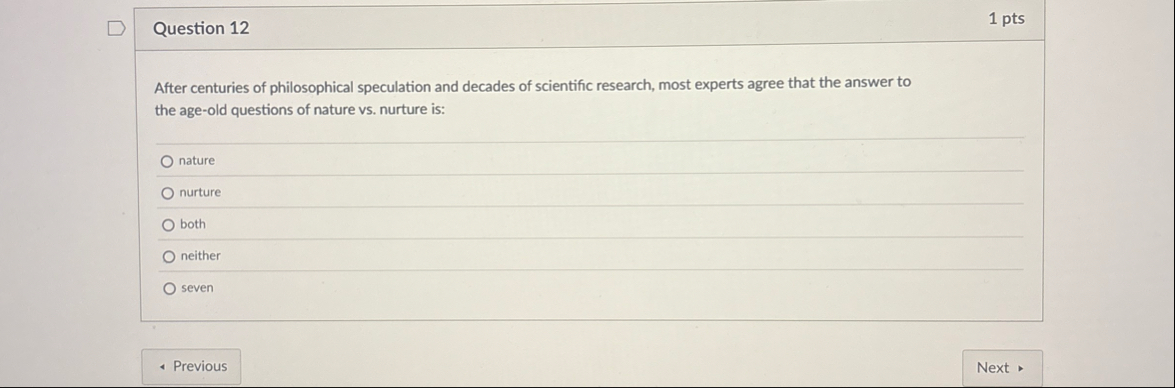 Solved Question 121 ﻿ptsAfter centuries of philosophical | Chegg.com