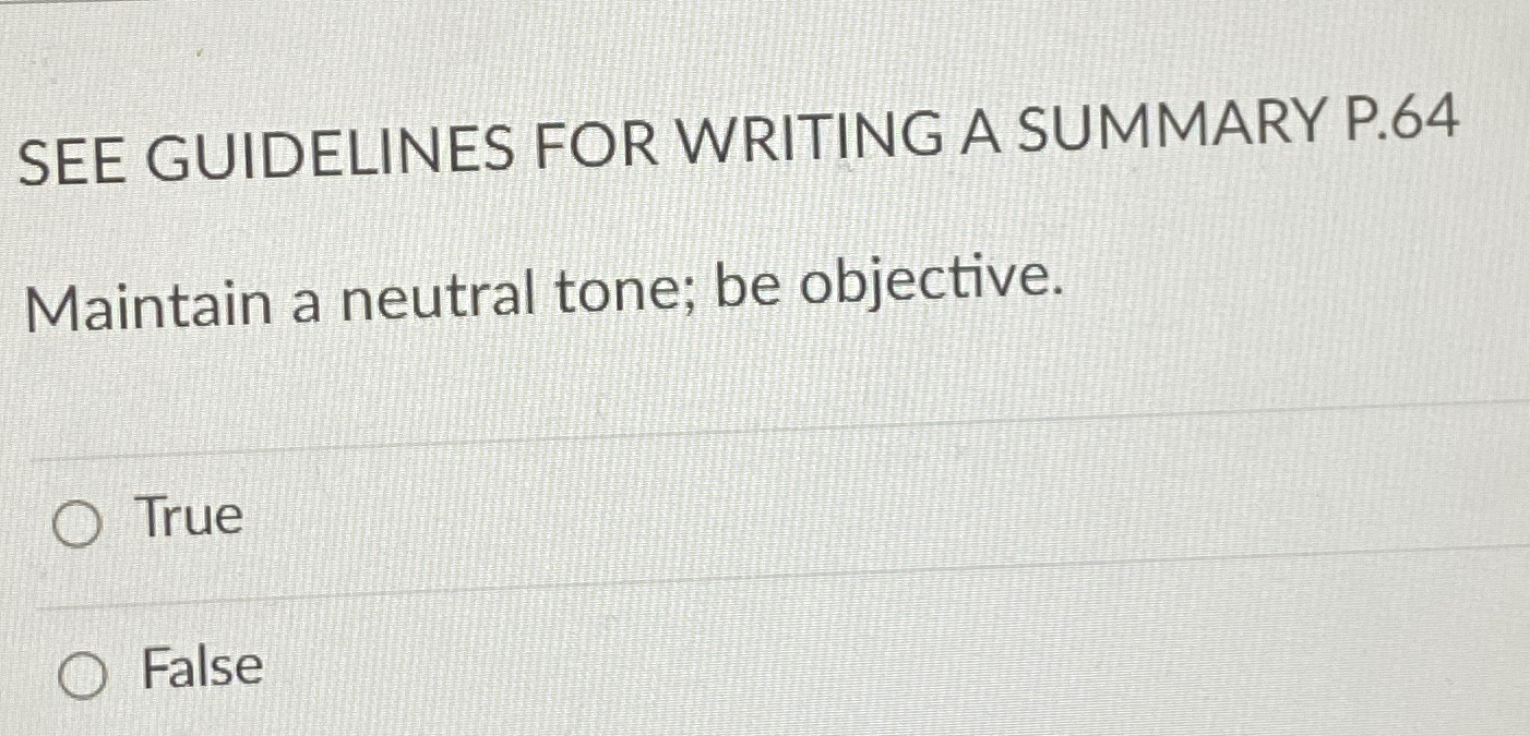 Solved SEE GUIDELINES FOR WRITING A SUMMARY P. 64Maintain a | Chegg.com