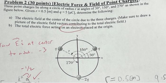 How To Draw Electric Field At Third Point Force Diagram Draw
