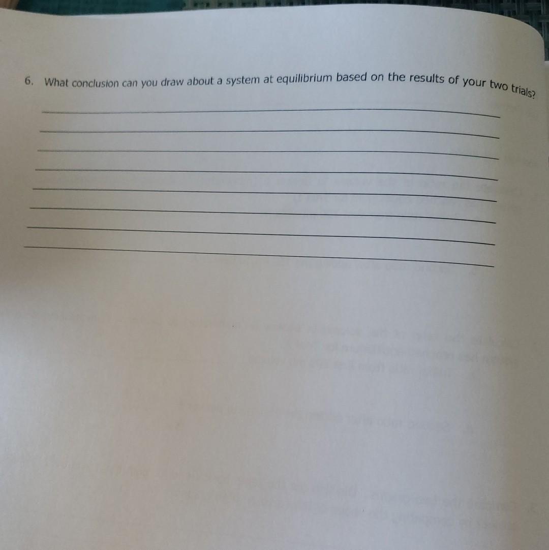 Solved 6. What conclusion can you draw about a system at | Chegg.com