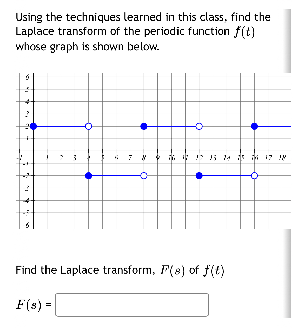 Solved Using the techniques learned in this class, find the | Chegg.com