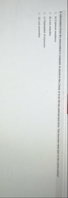 Solved Information from the association's computer is stored | Chegg.com