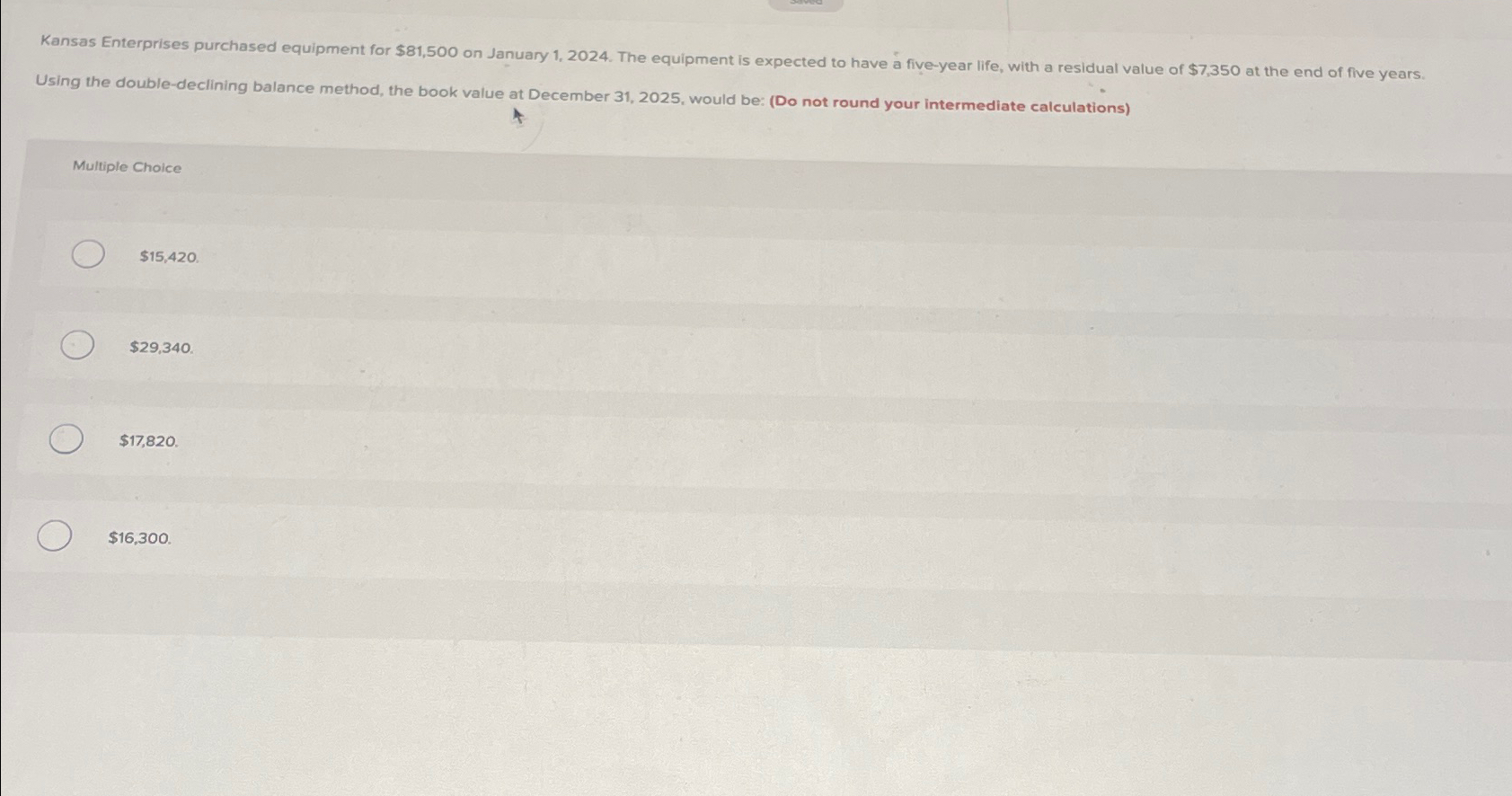 Solved Using the double-declining balance method, the book | Chegg.com