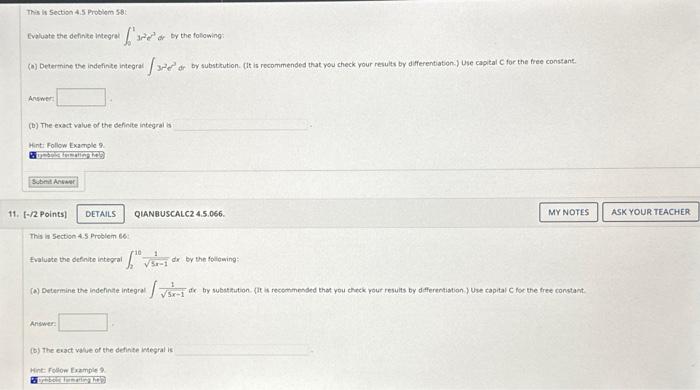 Solved section 2.5 problem 58 and 66 | Chegg.com