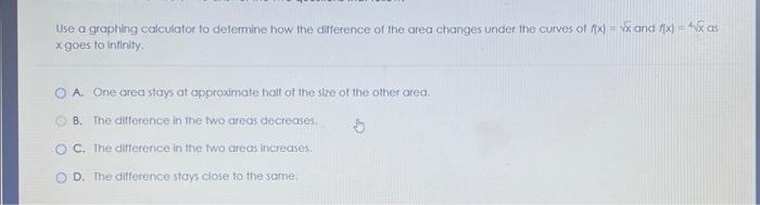 Solved Use a graphing calculator to delemine how the | Chegg.com