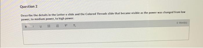 Solved Figure 8. Student compound microscope, with letters. | Chegg.com