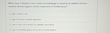 Solved Which type of disease is one in which the pathology | Chegg.com