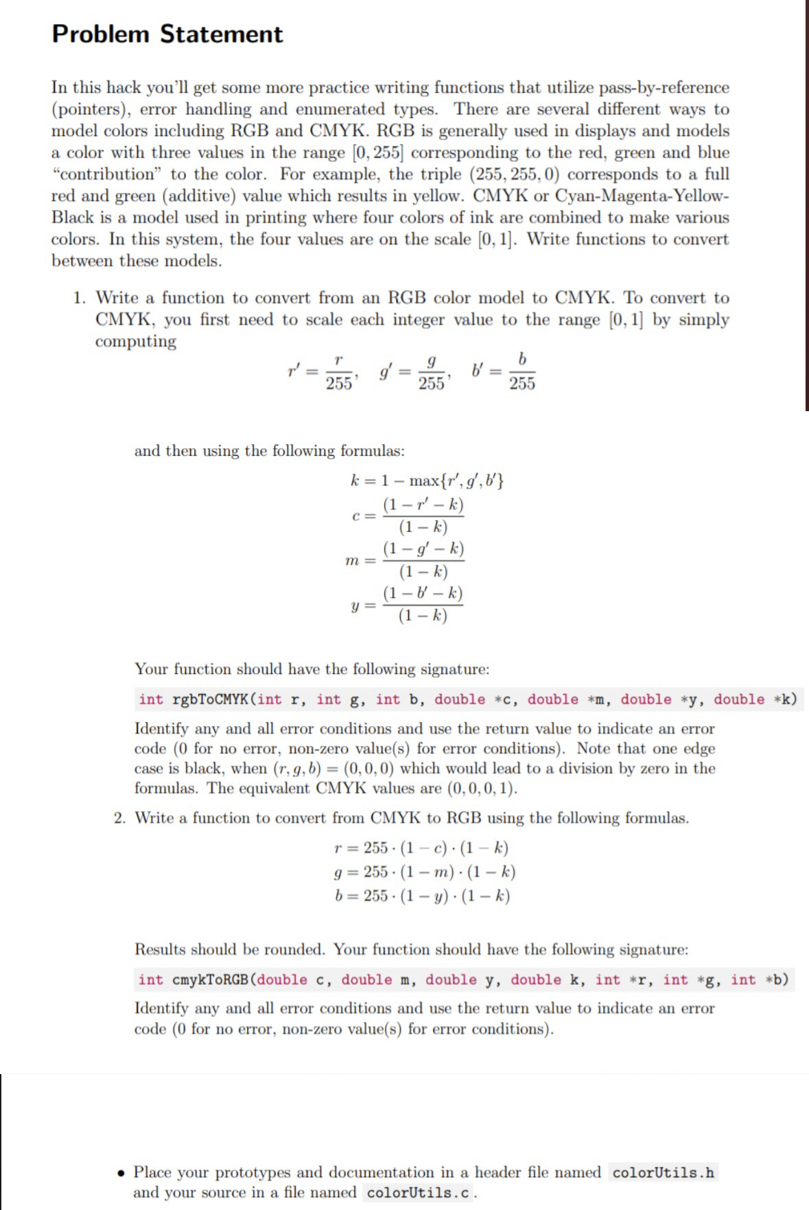 Solved Please complete the following program(s) ﻿in C CODING | Chegg.com
