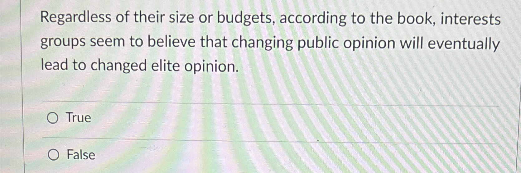 Solved Regardless of their size or budgets, according to the | Chegg.com