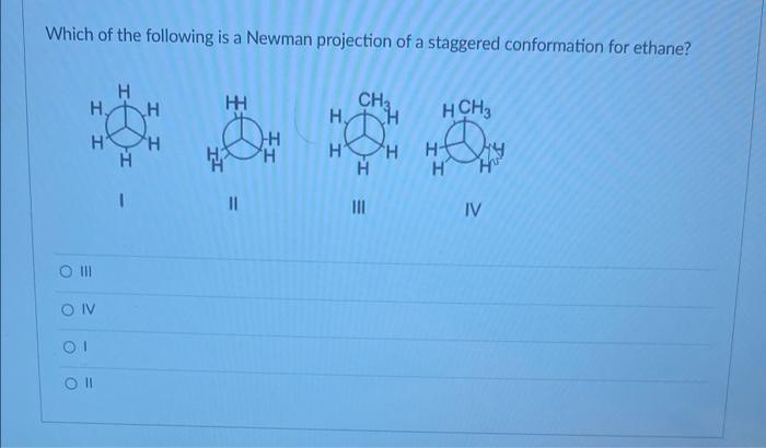 Solved Which of the following is a Newman projection of a | Chegg.com