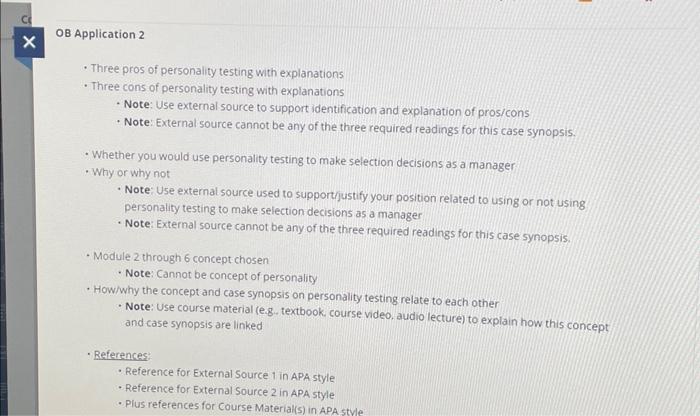 Case Synopsis. Questions, and Application | Chegg.com