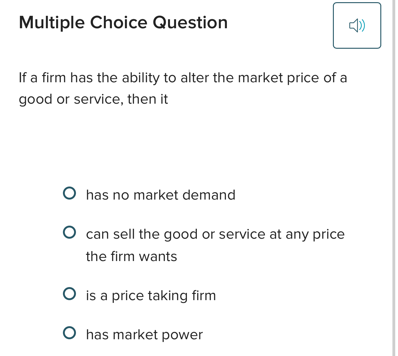 Solved Multiple Choice QuestionIf a firm has the ability to | Chegg.com