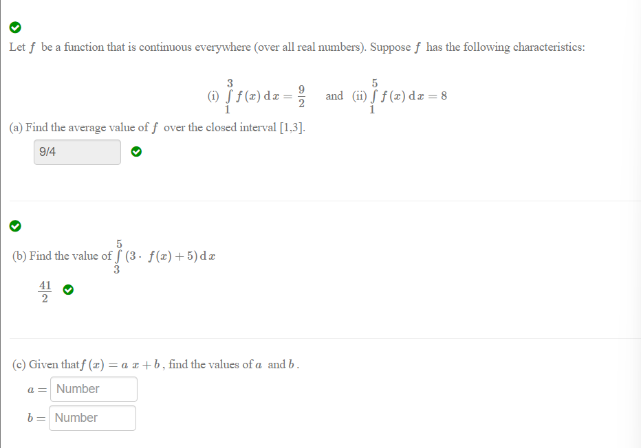 Solved Let f ﻿be a function that is continuous everywhere | Chegg.com