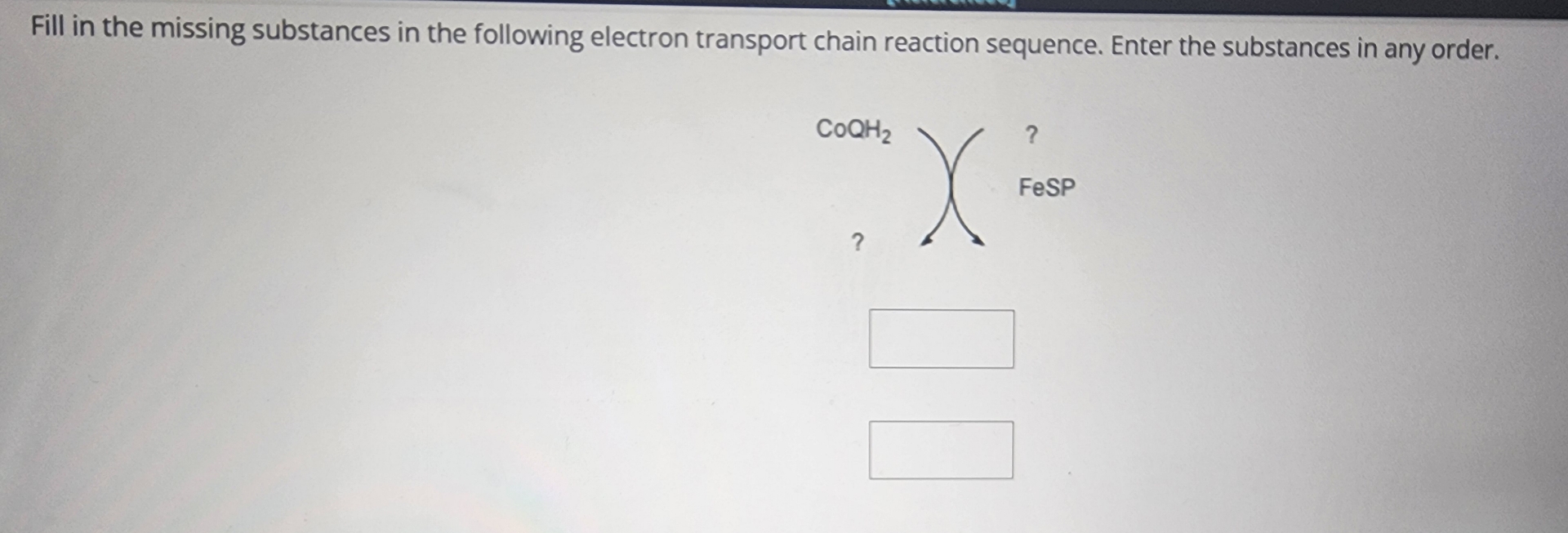 Solved Fill in the missing substankes in the following | Chegg.com