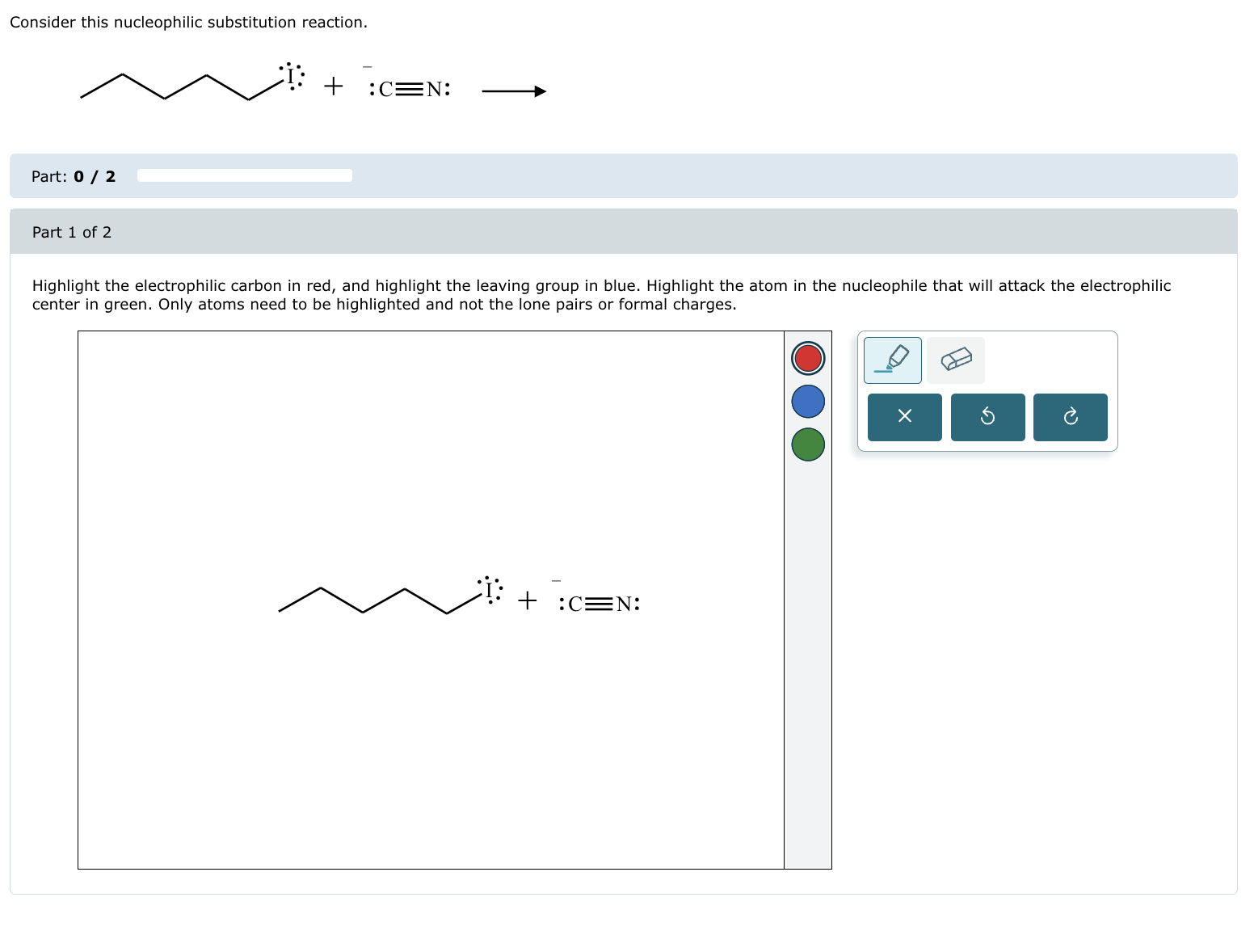 Solved Consider this nucleophilic substitution | Chegg.com