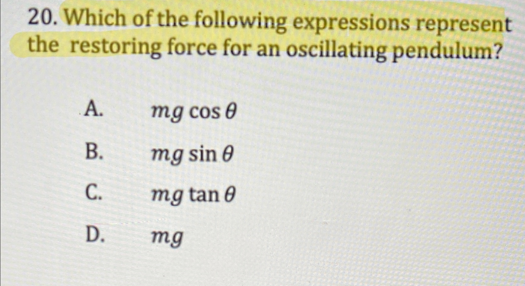 Solved Which of the following expressions represent the | Chegg.com