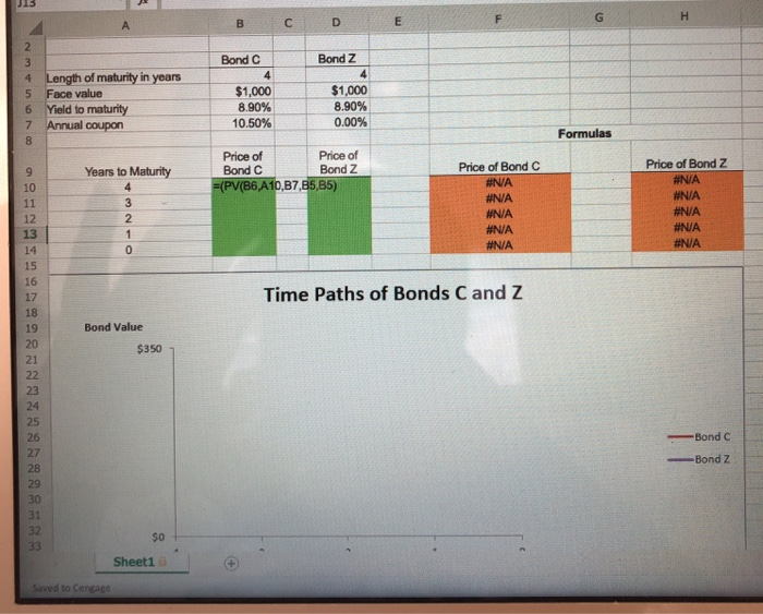 Solved Excel Online Structured Activity: Bond valuation An | Chegg.com
