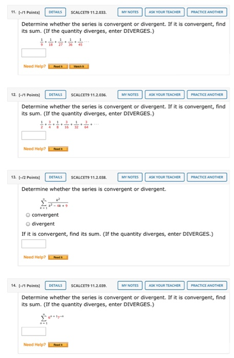 Solved DETAILS PRACTICE ANOTHER 11. (-/1 Points) SCALCETS | Chegg.com Solved DETAILS PRACTICE ANOTHER 11. (-/1 Points) SCALCETS | Chegg.com