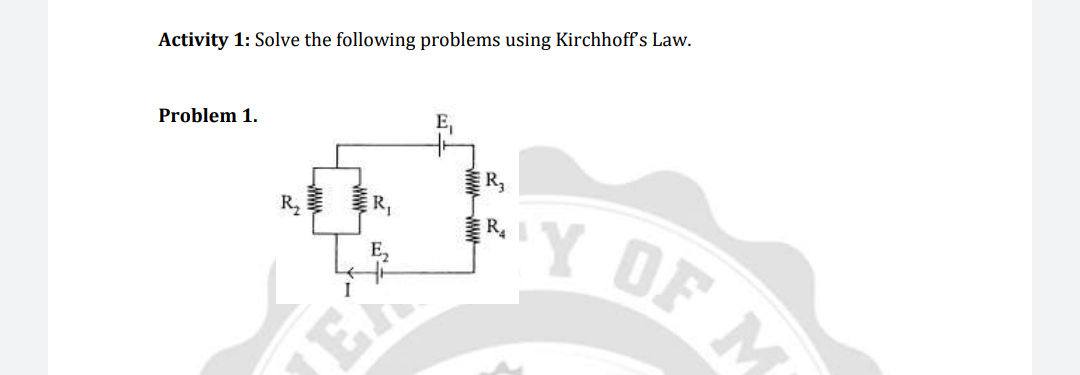 Solved Activity 1: Solve the following problems using | Chegg.com